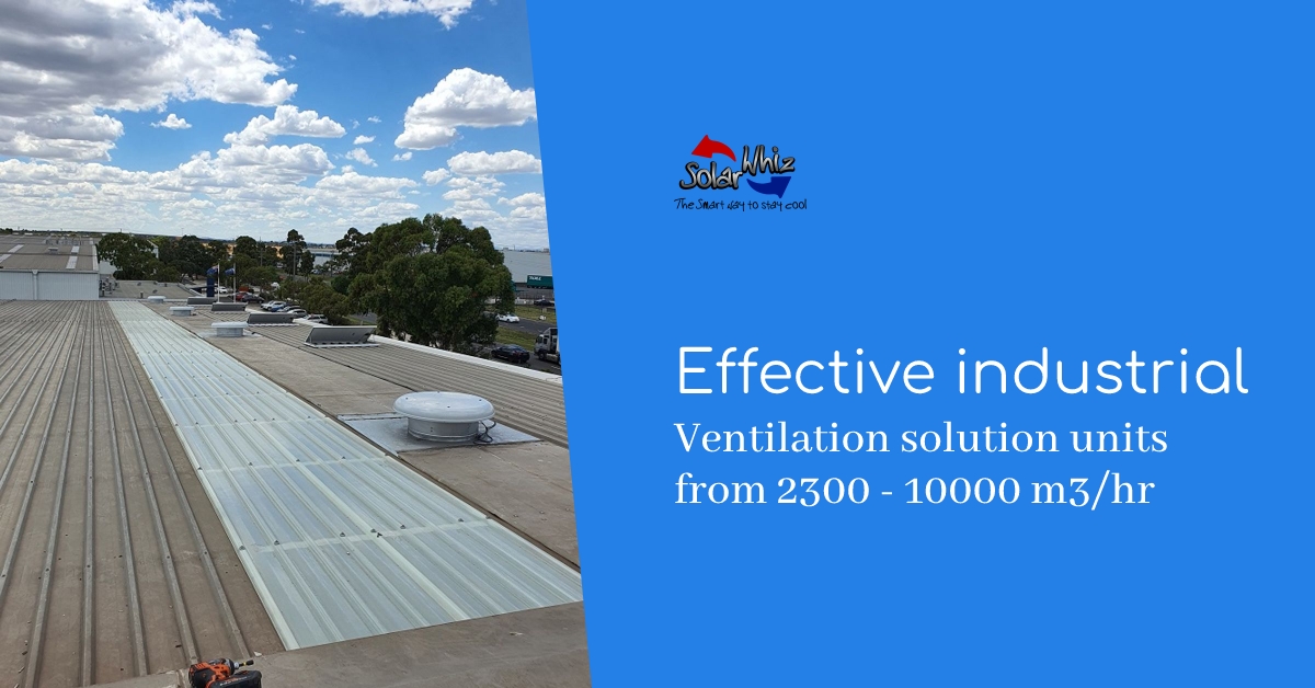 How to Cool a Warehouse with Fans: Why Solar Whiz Is Your Best Choice